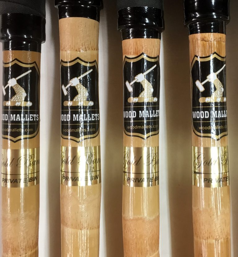 Polo Mallets - Fibercane | Cane | Gold Band - Wood Mallets