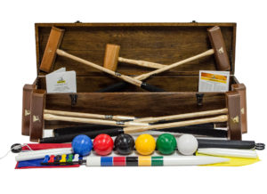 Signature Croquet Sets - The very pinnacle of croquet sets - Wood Mallets